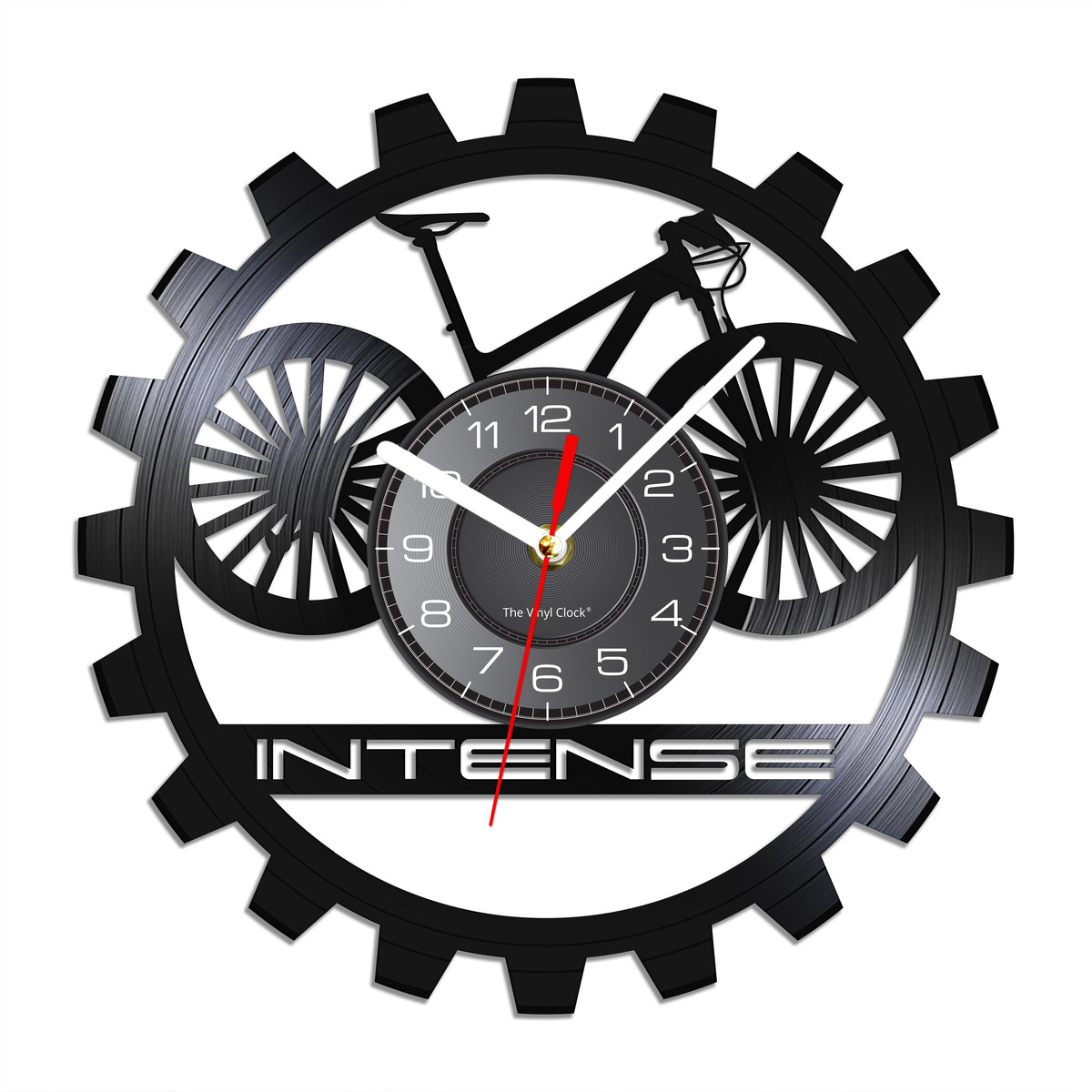 Cycolinks Intense Bikes MTB Vinyl Clock Stylish Biker Gift